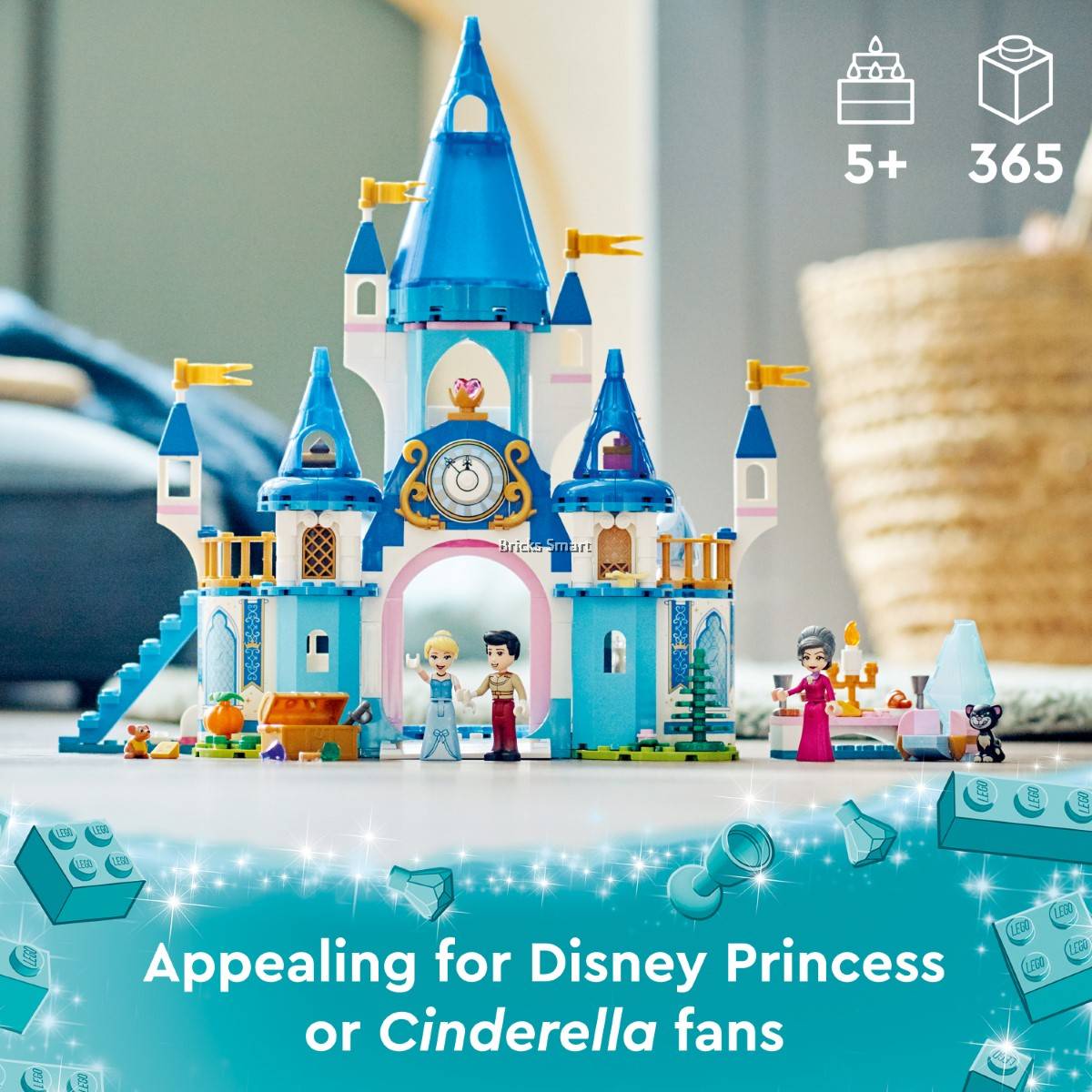43206 LEGO Disney Cinderella and Prince Charming's Castle (365 Pieces)