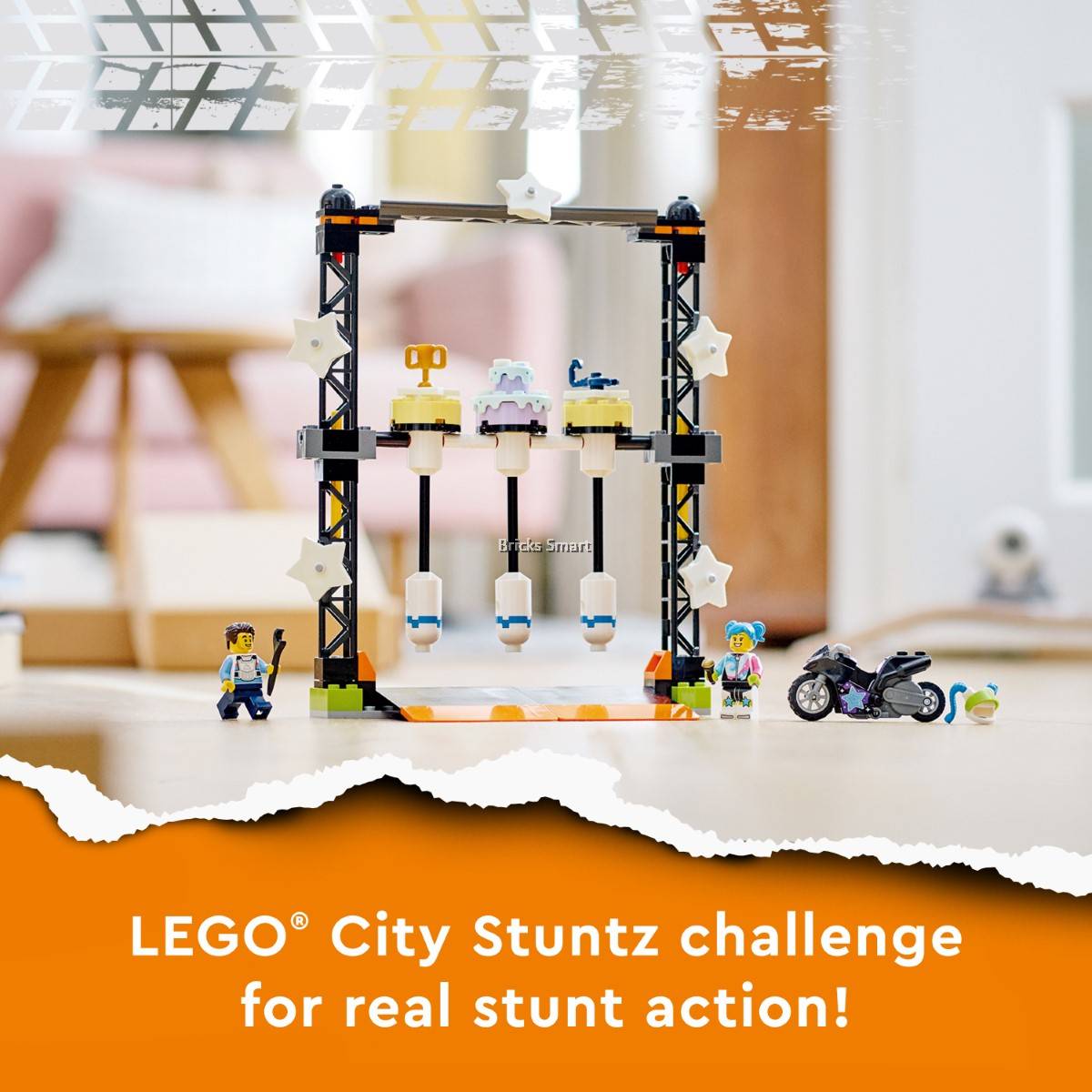 60341 LEGO City The Knockdown Stunt Challenge (117 Pieces)