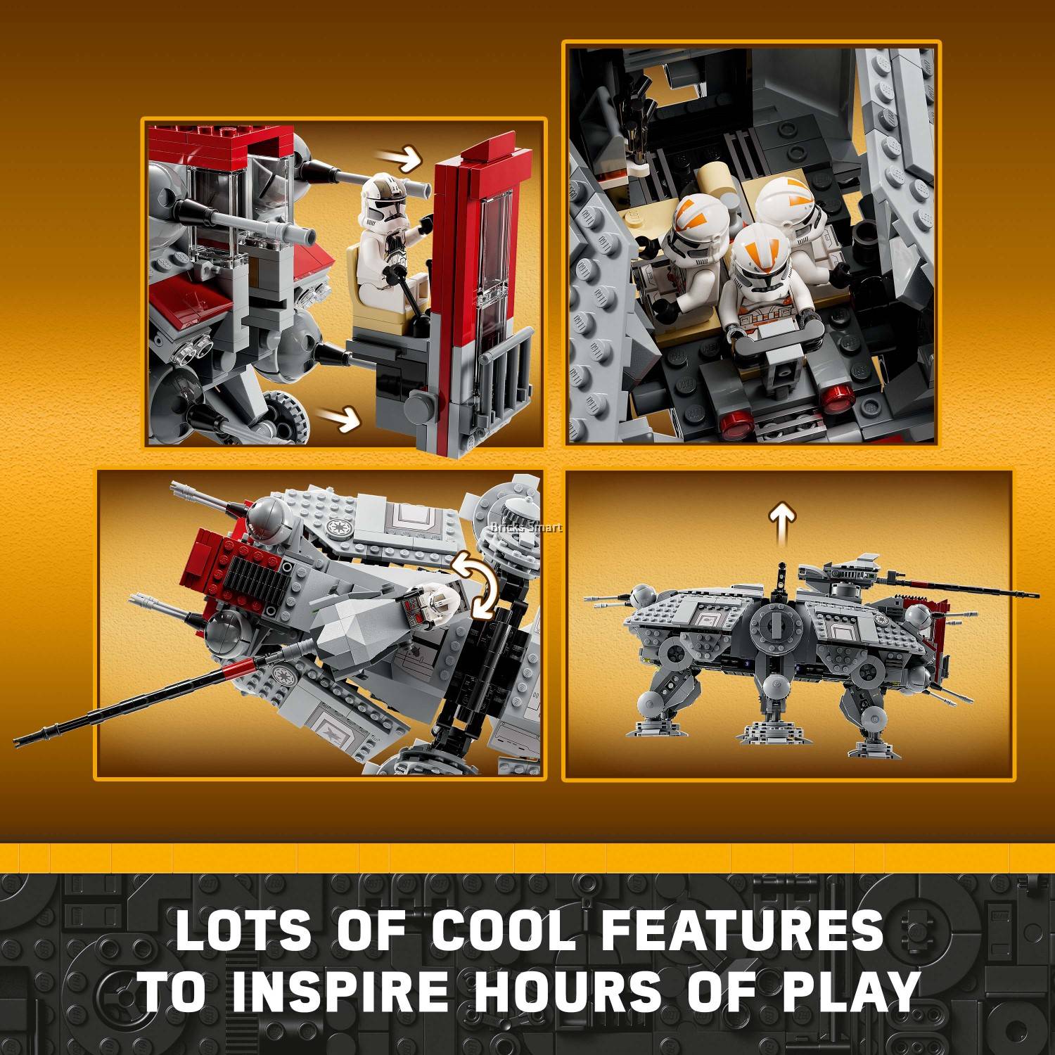 75337 LEGO Star Wars AT-TE™ Walker (1082 Pieces)