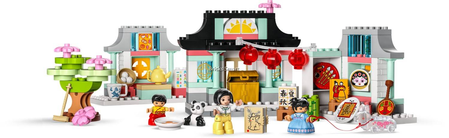 LEGO 10411 DUPLO Town Learn About Chinese Culture Building Toy Set