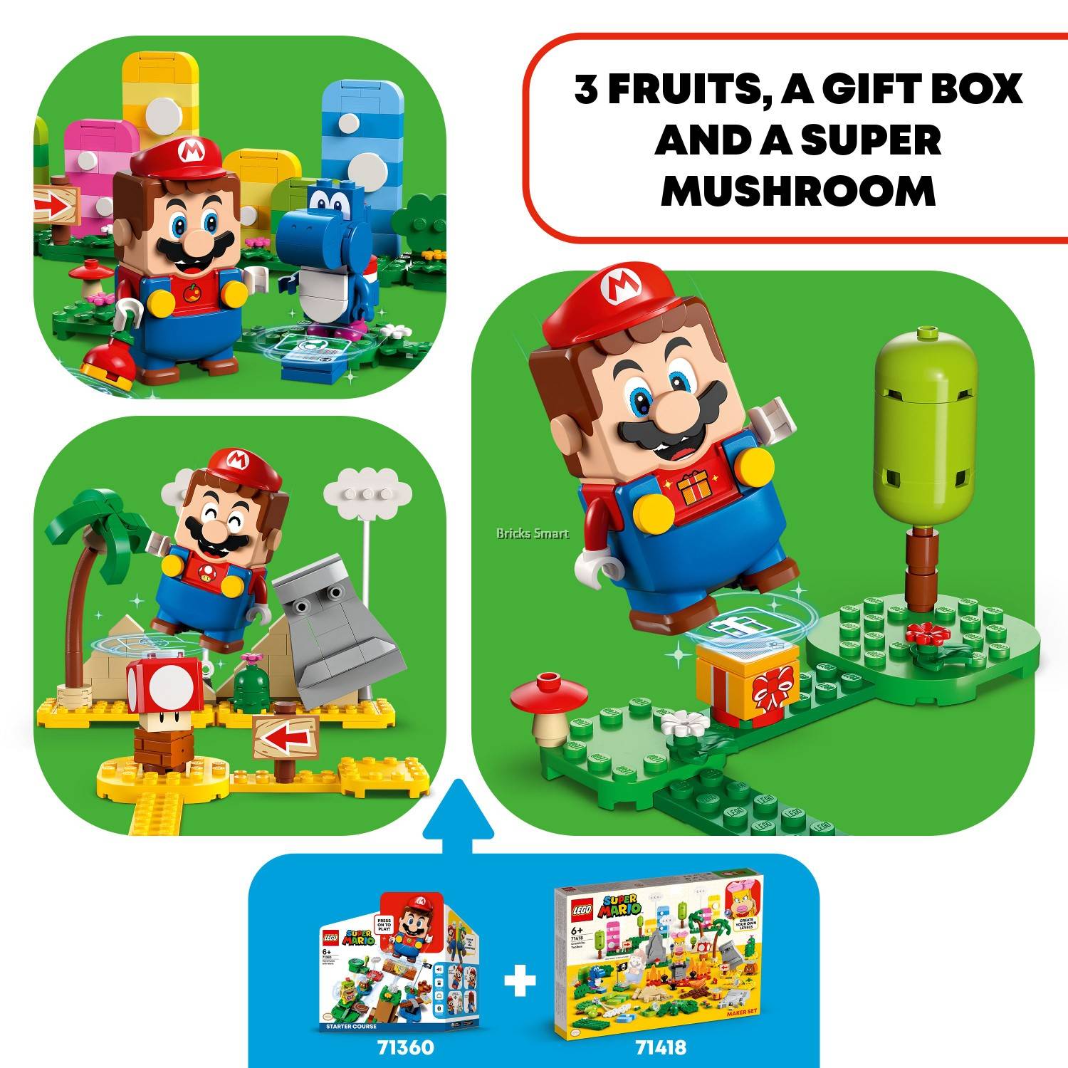 LEGO 71418 Super Mario Creativity Toolbox Maker Set Building Toy Set