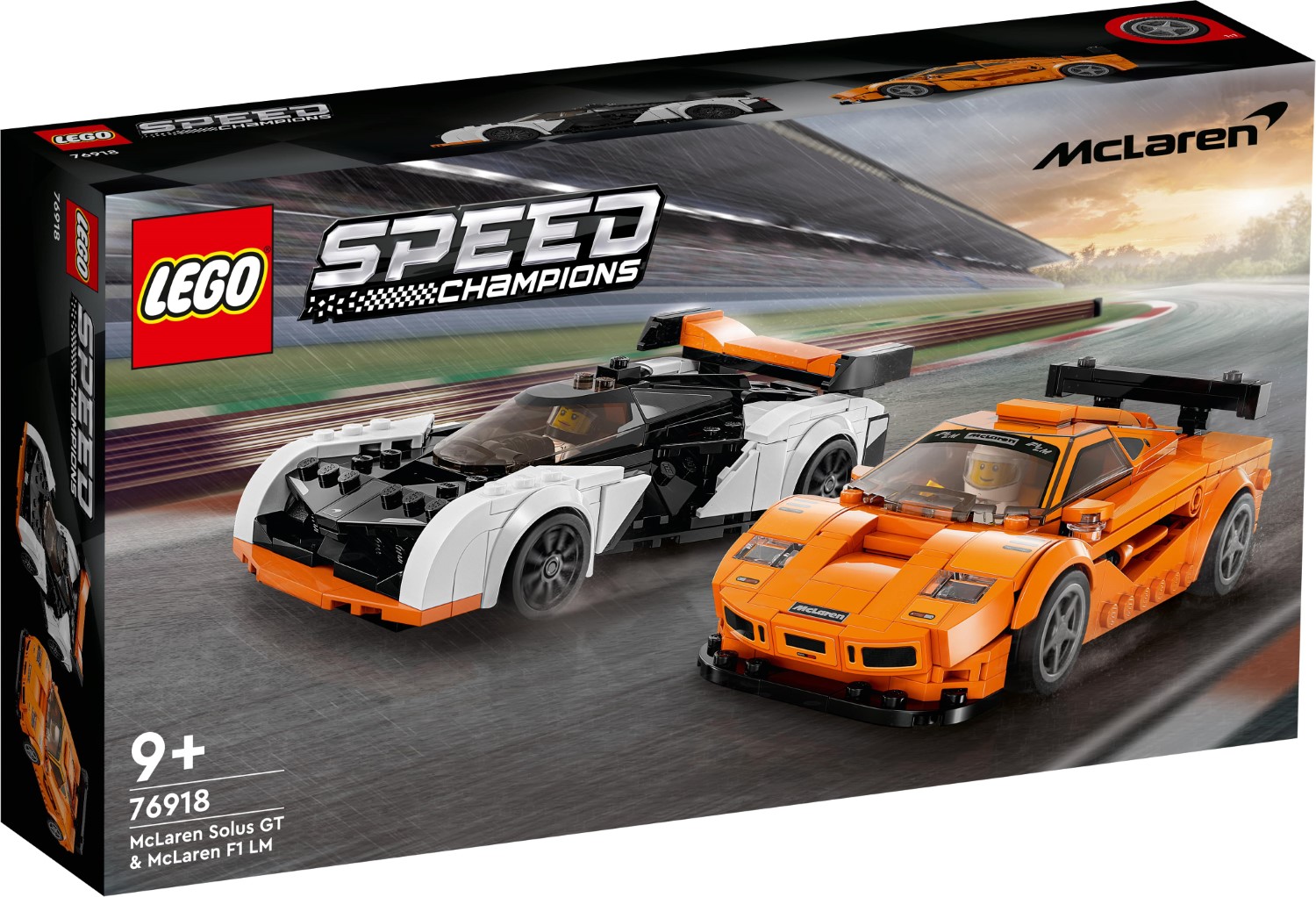 LEGO 76918 Speed Champions McLaren Solus GT and McLaren F1 LM Building ...
