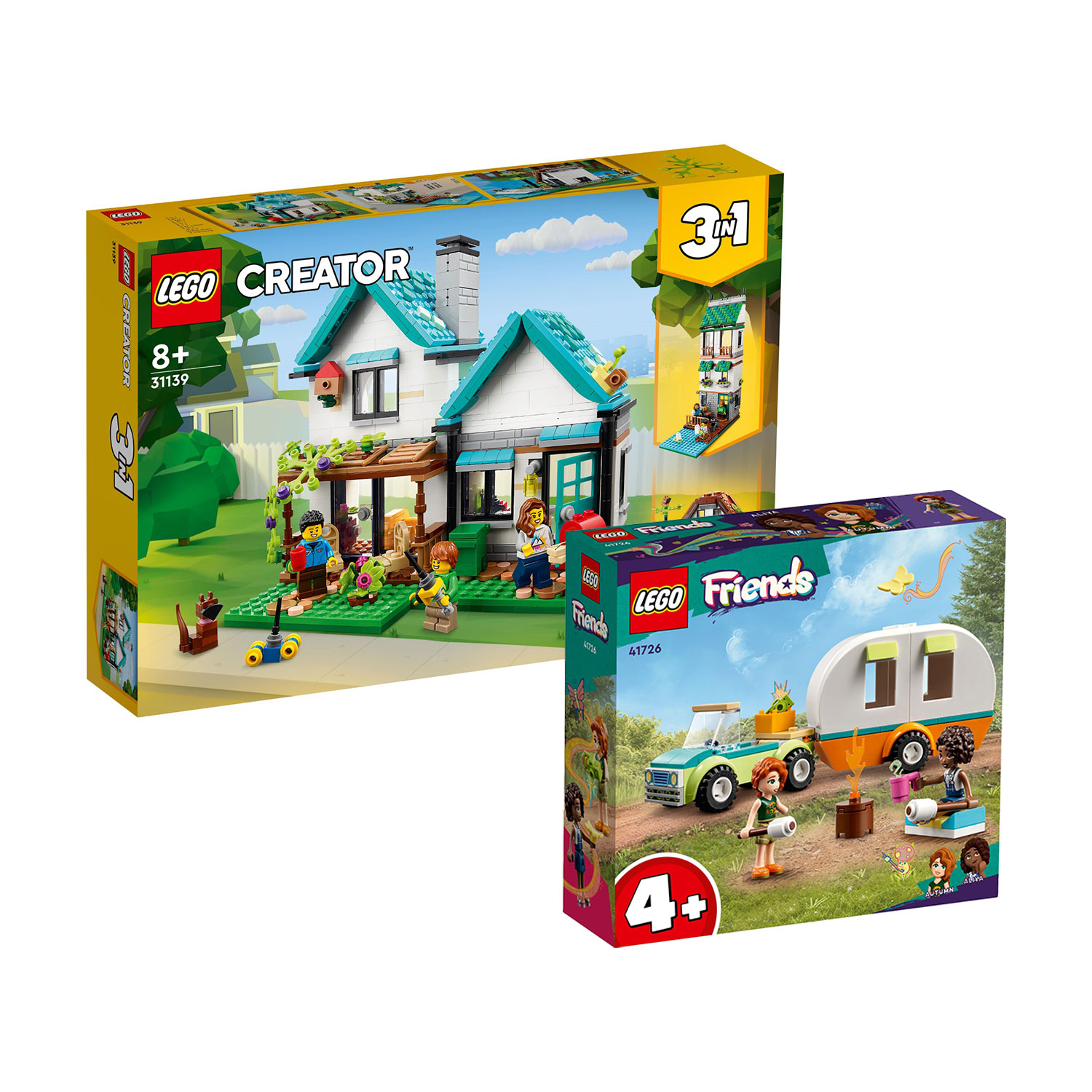 Bundle LEGO 41726 Friends Holiday Camping Trip + LEGO 31139 Creator ...