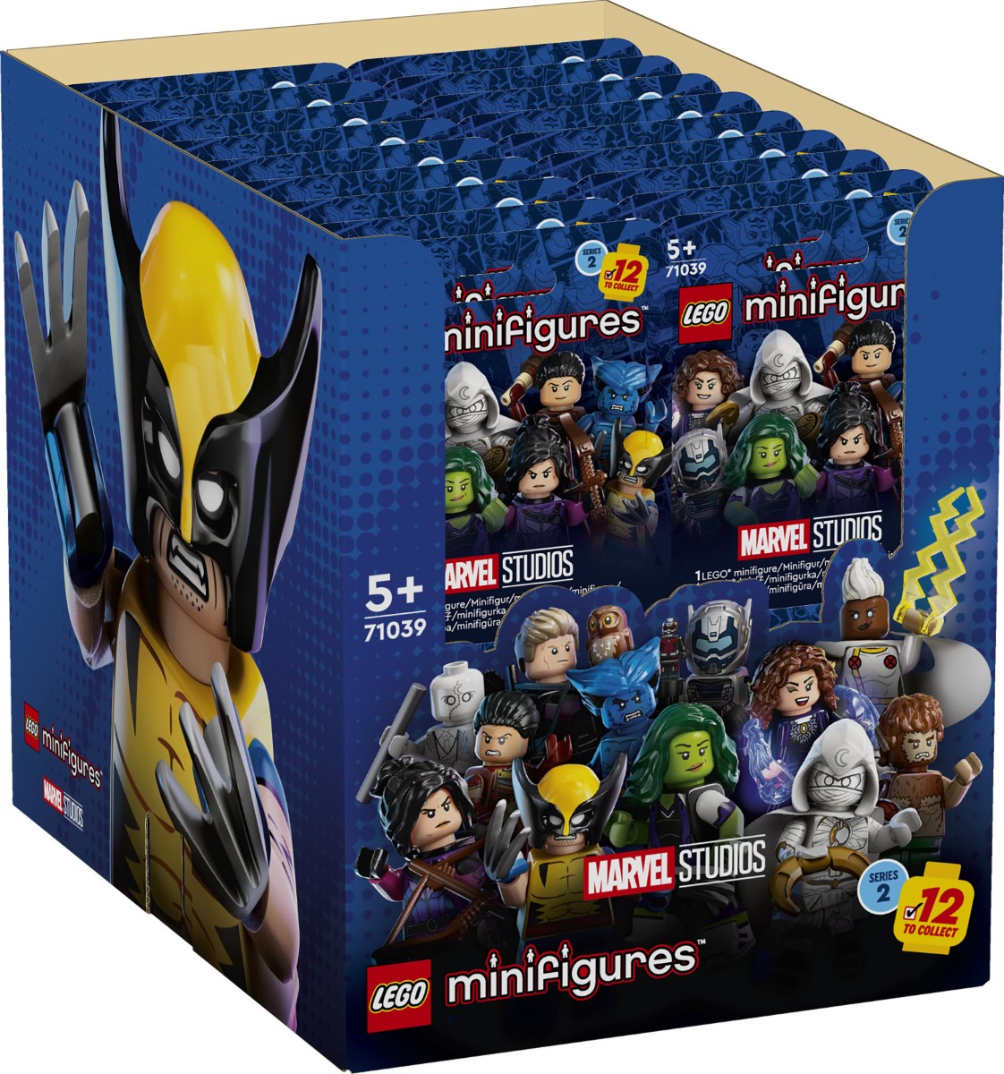 LEGO 71039 Minifigures Marvel Series 2 Building Toy Set (Box of 36)