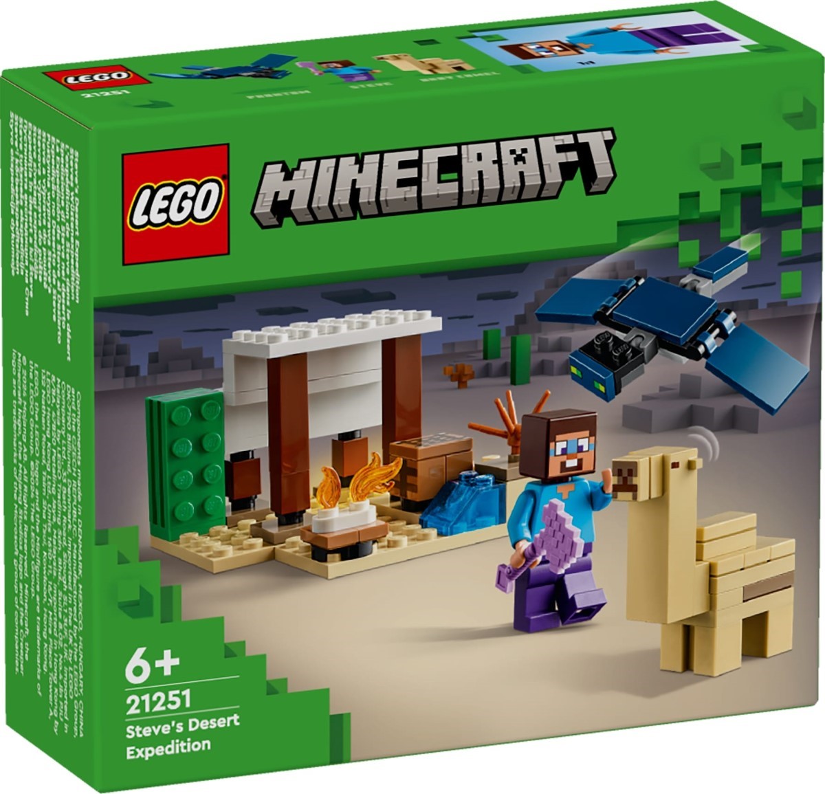 LEGO 21251 Minecraft Steve's Desert Expedition Building Toy Set