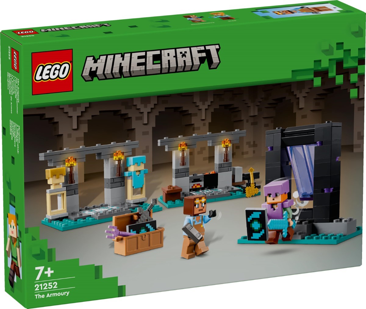 LEGO 21252 Minecraft The Armory Building Toy Set
