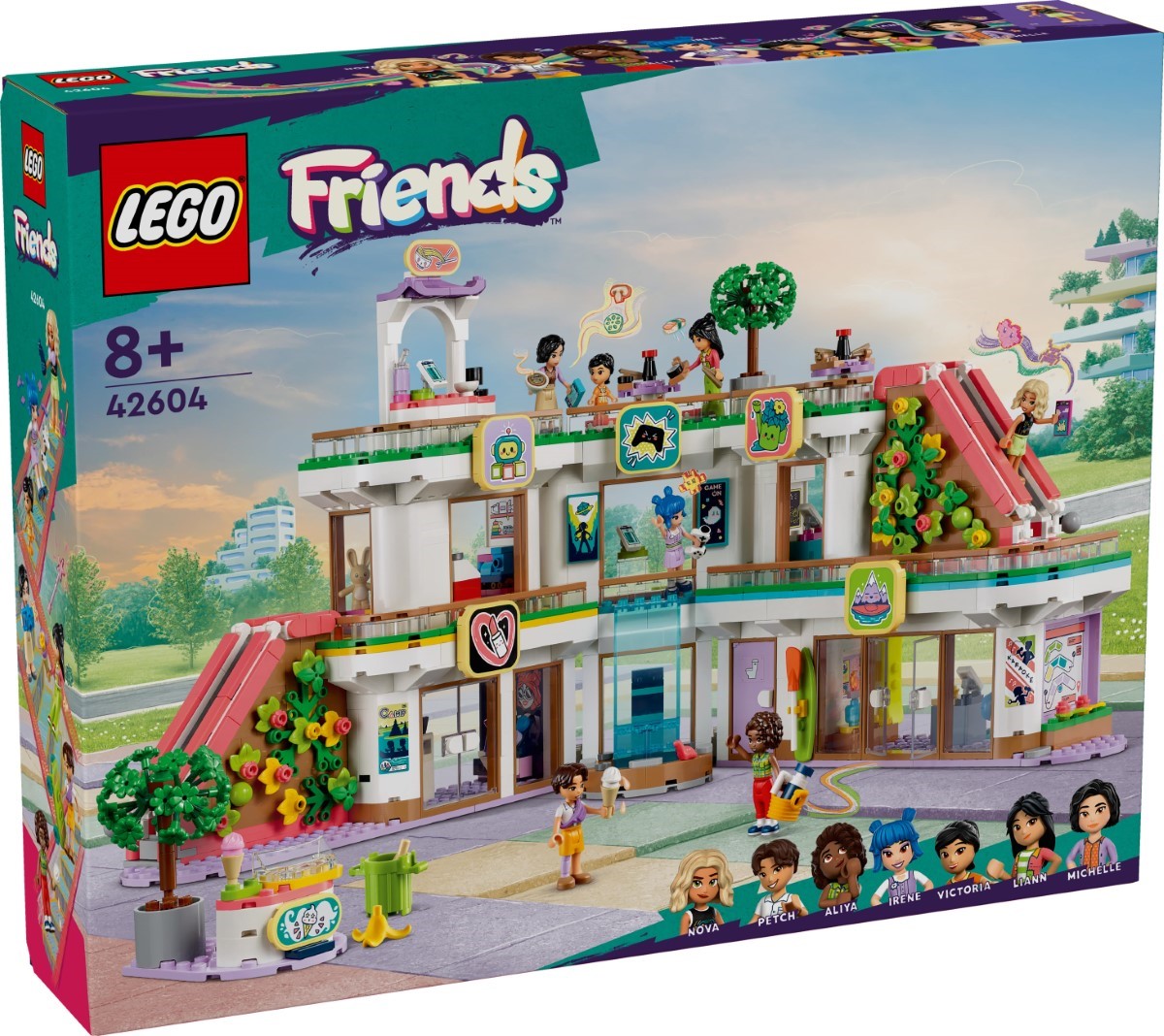 LEGO 42604 Friends Heartlake City Shopping Mall Building Toy Set