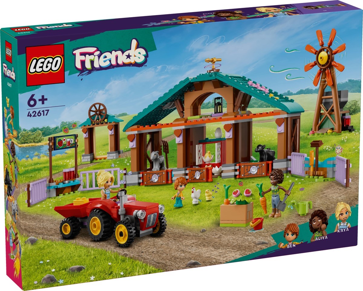 LEGO 42617 Friends Farm Animal Sanctuary Building Toy Set
