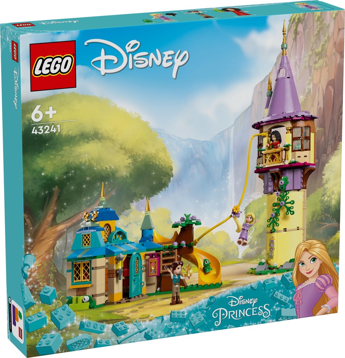 LEGO 43241 Disney Rapunzel Tower & The Snuggly Duckling Building Toy Set