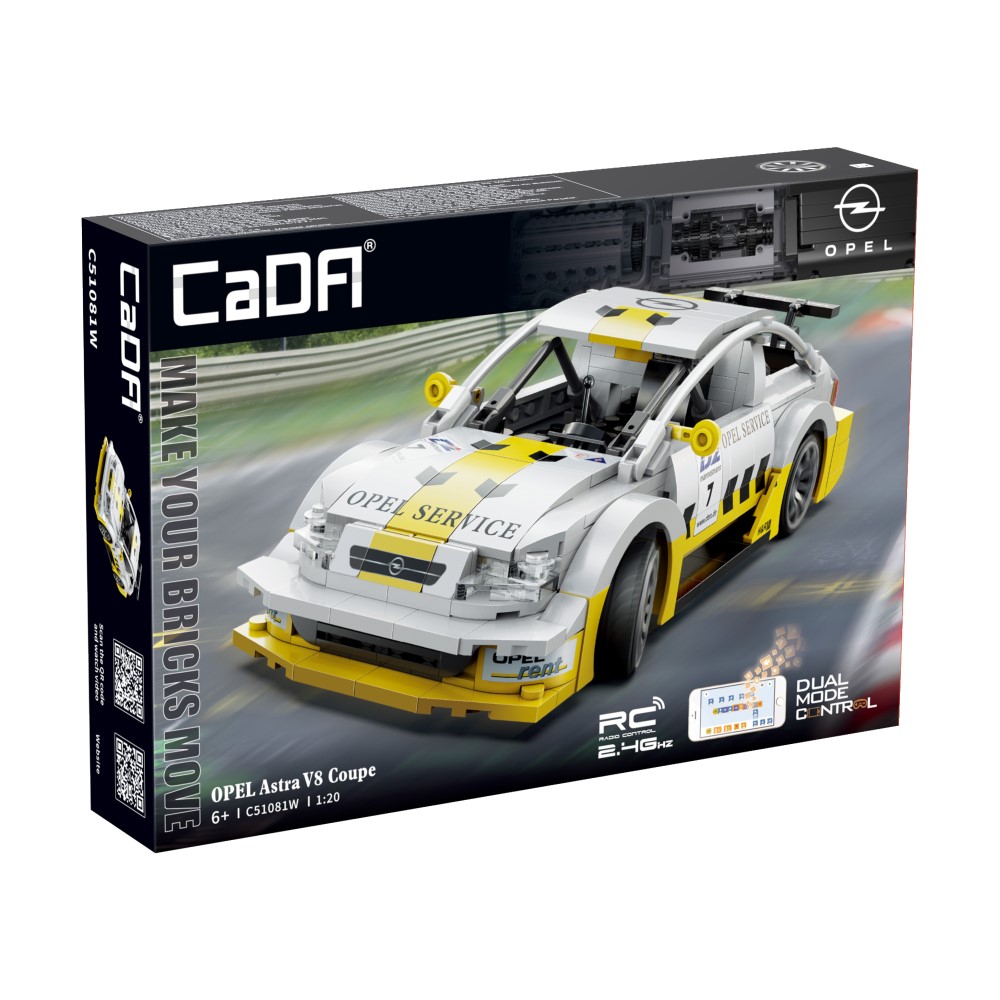 CaDA Opel Astra V8 Coupe Rally Car 1:20 C51081W RC Block Toy Set (330 ...