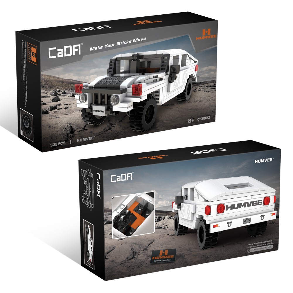 CaDA Humvee Mini 1:24 C55022W Block Toy Set (328 Pieces)