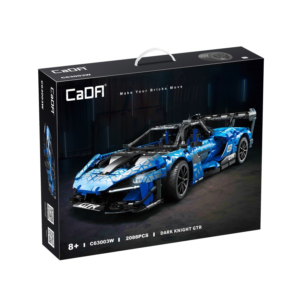 CaDA Dark Knight GTR 1:8 C63003W Block Toy Set (2088 Pieces)