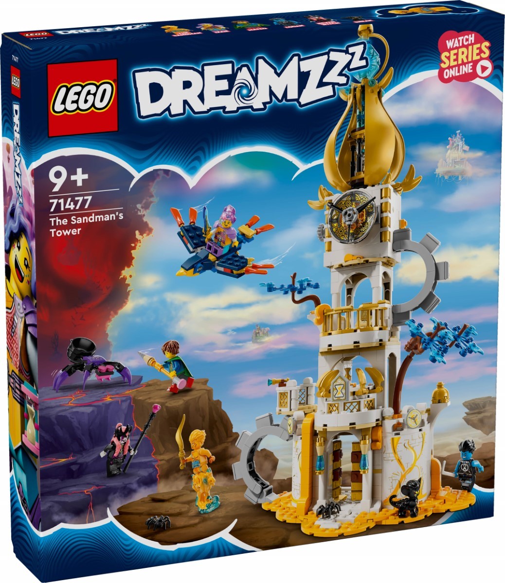 LEGO 71477 DREAMZzz The Sandmans Tower Building Toy Set