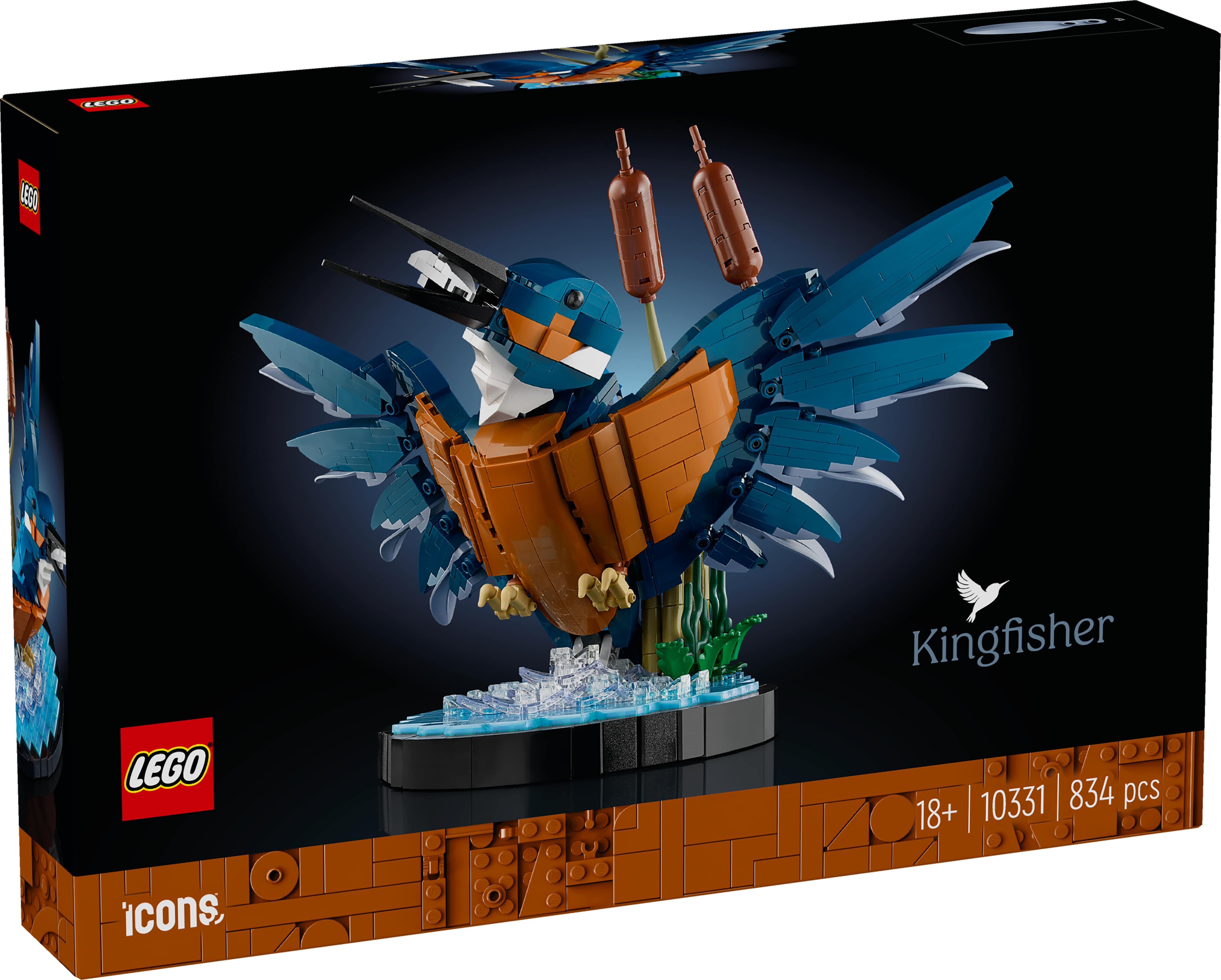 LEGO 10331 Icons Kingfisher Bird Building Set