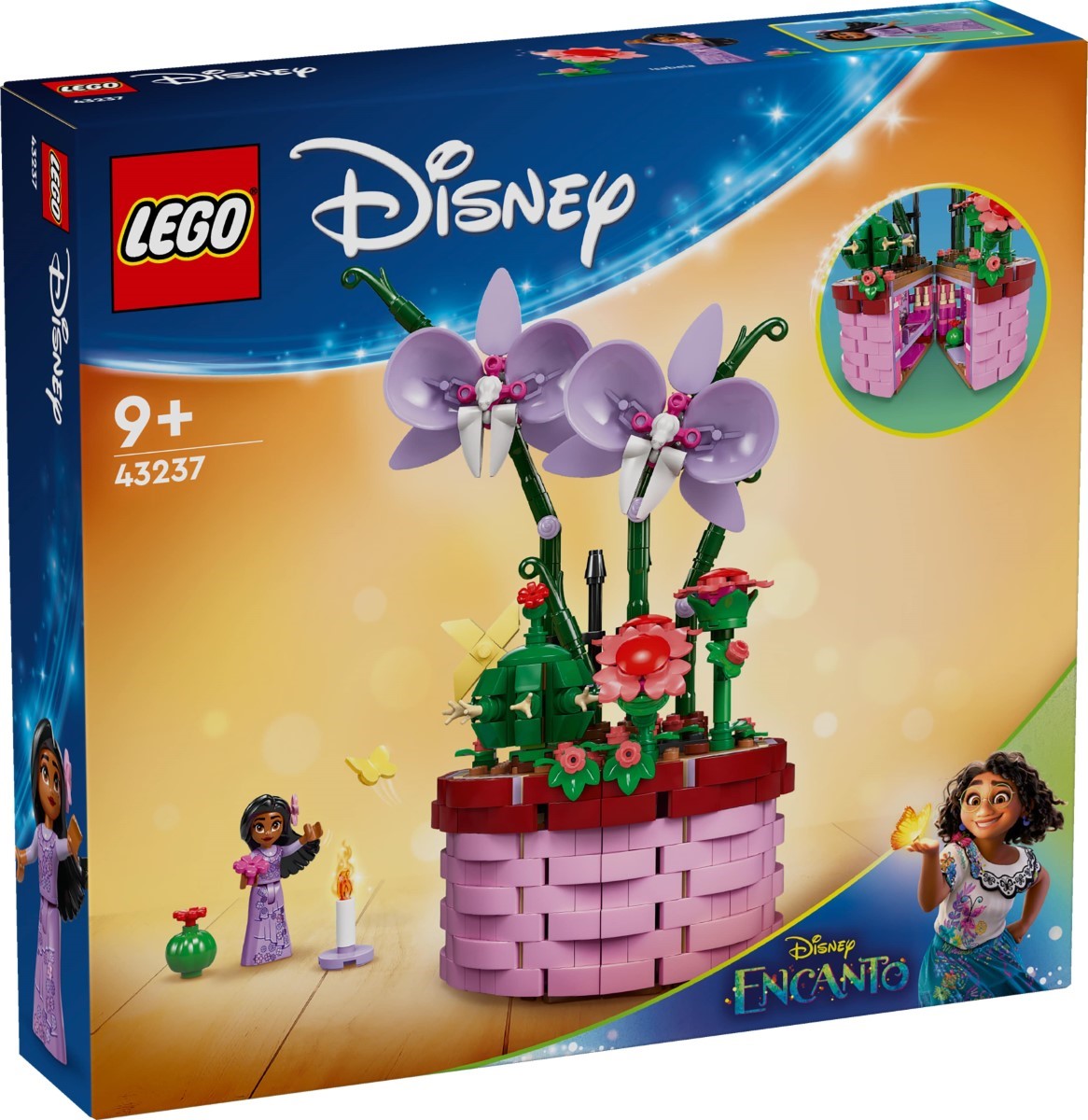LEGO 43237 Disney Encanto Isabela’s Flowerpot Building Toy Set
