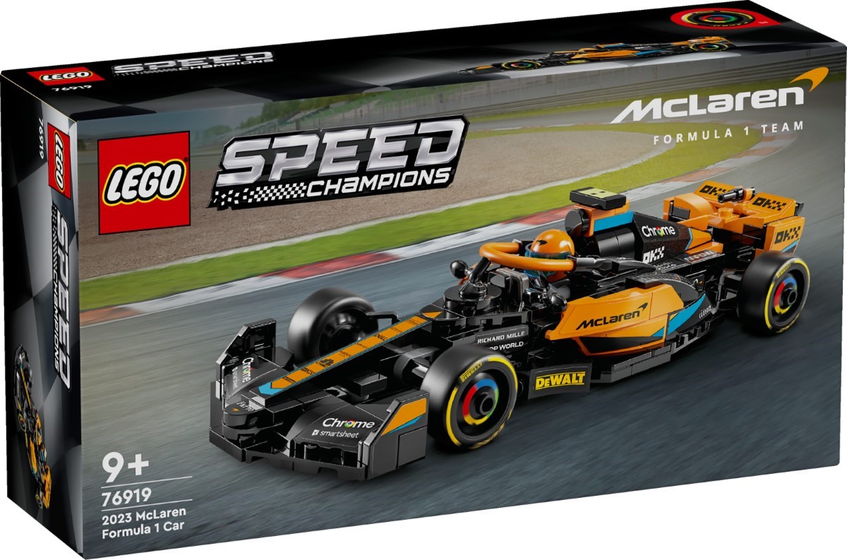 LEGO 76919 Speed Champions 2023 McLaren Formula 1 Race Car Building Toy Set