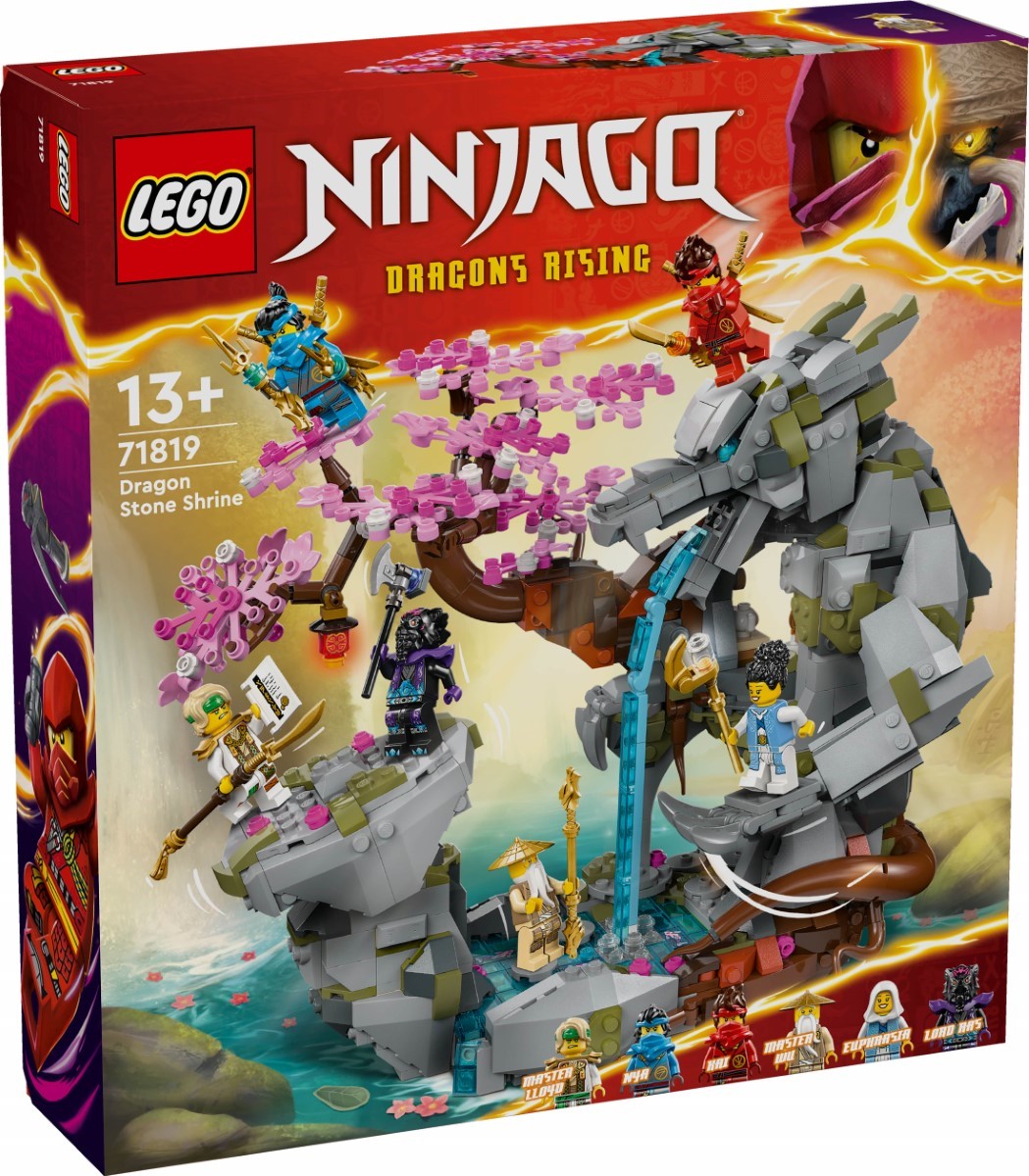 LEGO 71819 NINJAGO Dragon Stone Shrine Building Toy Set