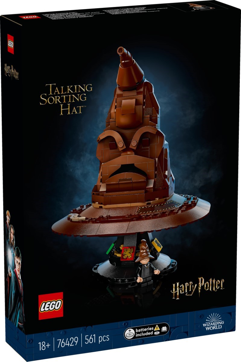 LEGO 76429 Harry Potter Talking Sorting Hat Building Toy Set