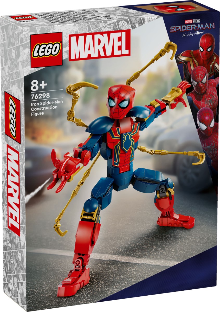 LEGO 76298 Marvel Iron Spider-Man Construction Figure Building Toy Set