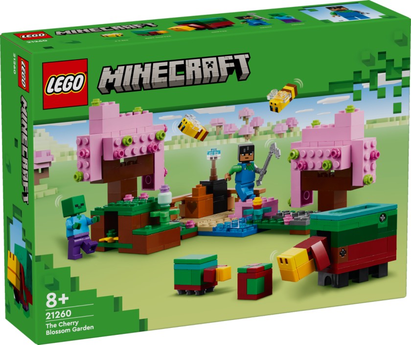 LEGO 21260 Minecraft The Cherry Blossom Garden Building Toy Set