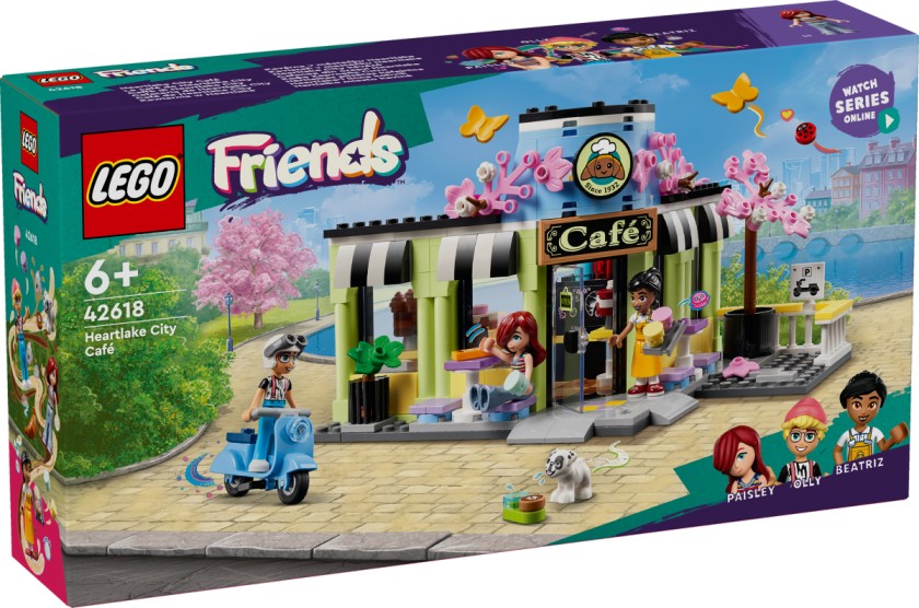 LEGO 42618 Friends Heartlake City Cafe Building Toy Set