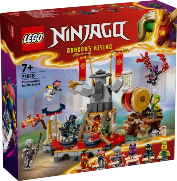 LEGO 71818 Ninjago Tournament Battle Arena Building Toy Set