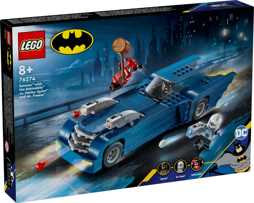 LEGO 76274 DC Super Heroes Batman with the Batmobile vs. Harley Quinn ...