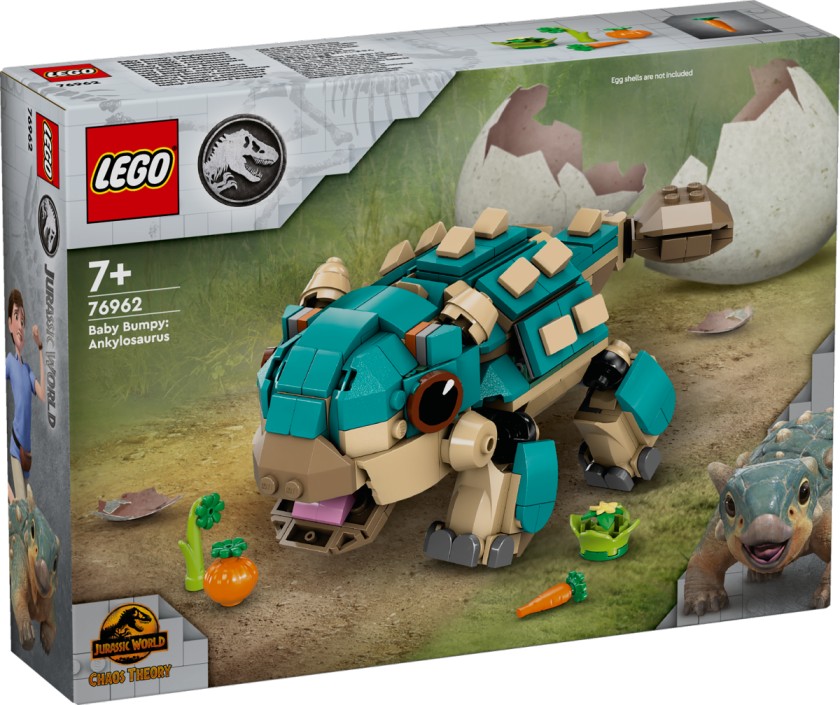LEGO 76962 Jurassic World Baby Bumpy: Ankylosaurus Building Toy Set
