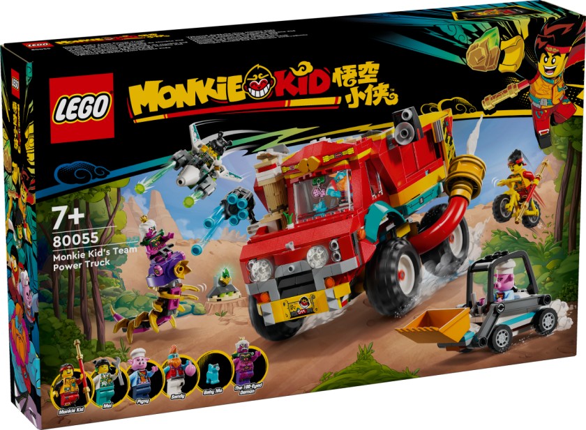 LEGO 80055 Monkie Kid Monkie Kid's Team Power Truck Building Toy Set