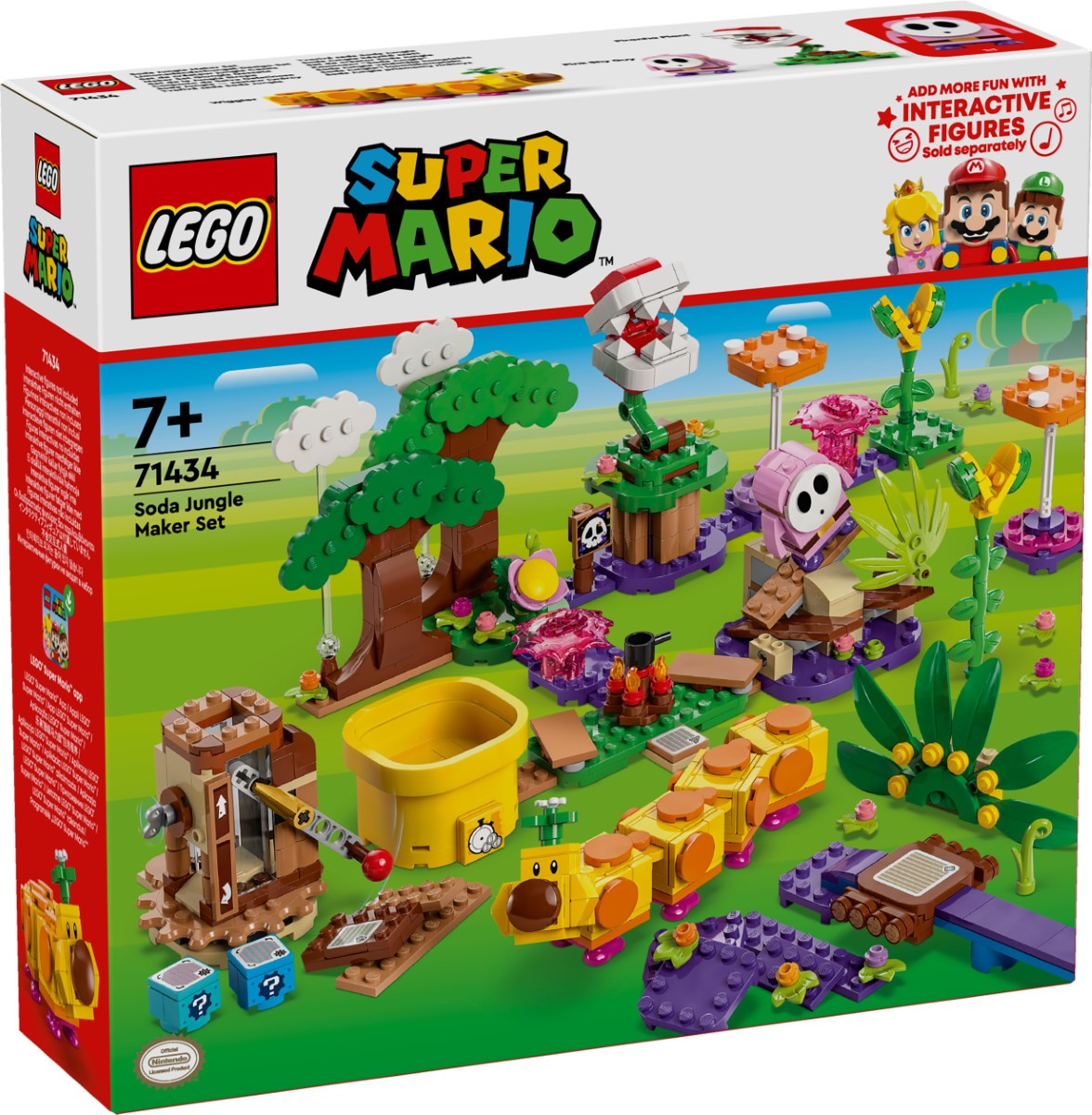 LEGO 71434 Super Mario Soda Jungle Maker Set Building Toy Set