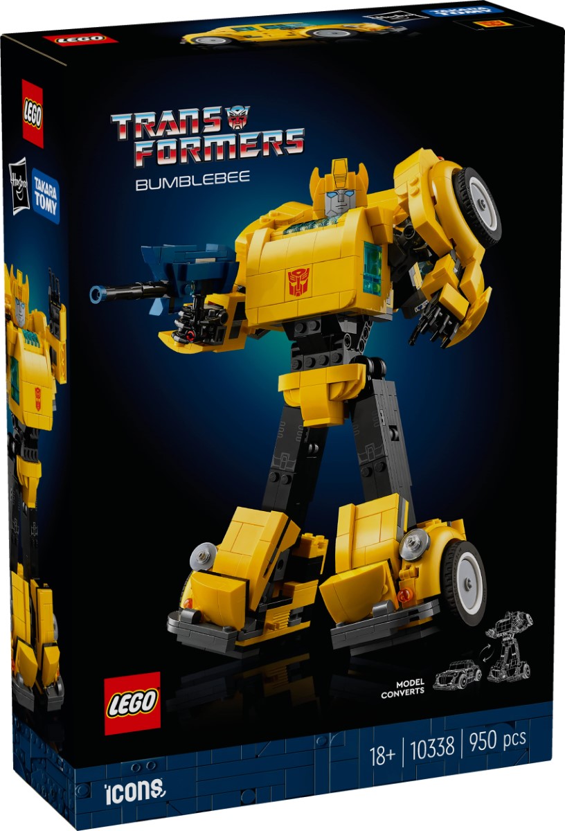 LEGO 10338 Icons Transformers Bumblebee Building Set