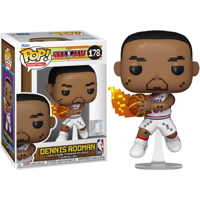 Funko Pop! NBA Jam: Pistons- Dennis Rodman (Turbo) [Exclusive]