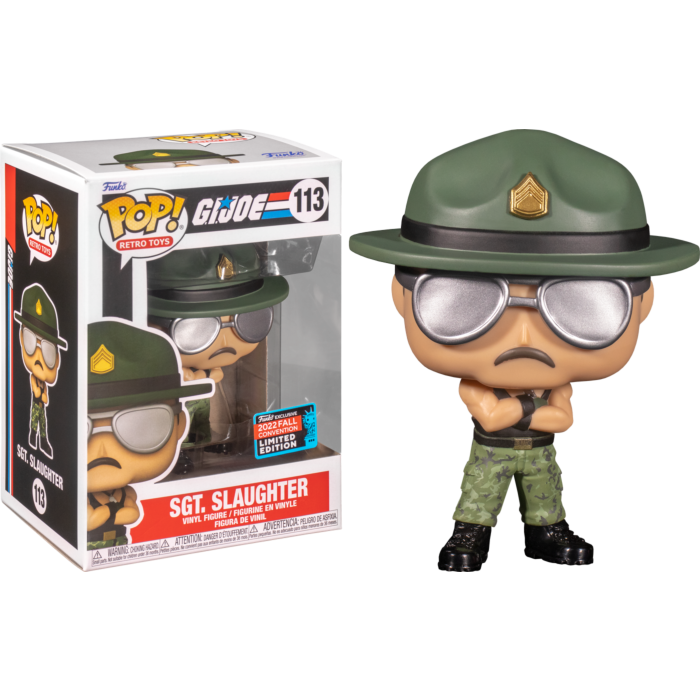 Funko Pop! Vinyl: G.I. Joe - Sergeant Slaughter [Fall Convention ...