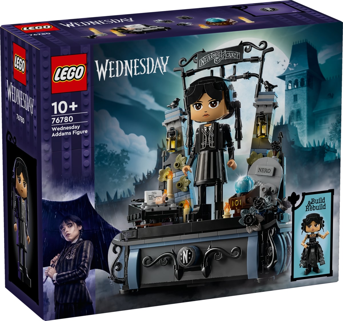 LEGO 76780 Wednesday Addams Figure Building Toy Set