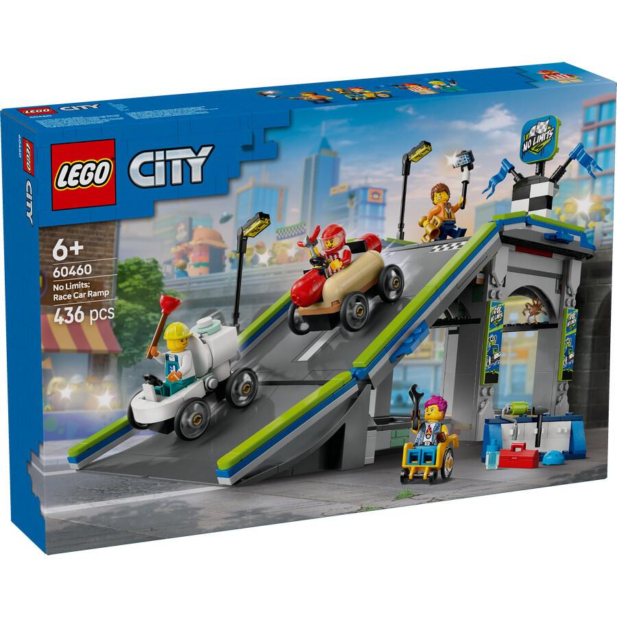 LEGO 60460 City No Limits: Race Car Ramp Track Building Toy Set (436 ...
