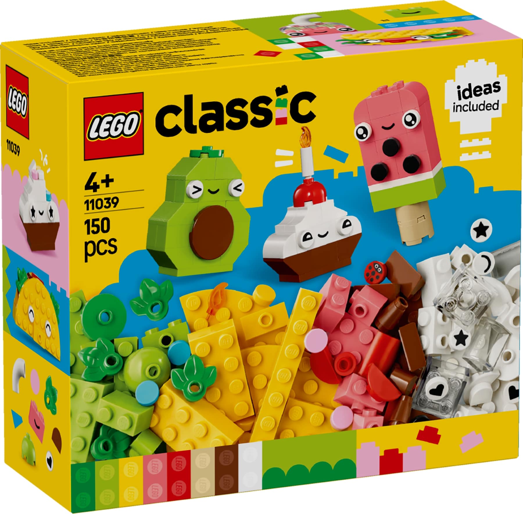 LEGO 11039 LEGO Classic Creative Food Friends Building Toy Set (150 Pieces)