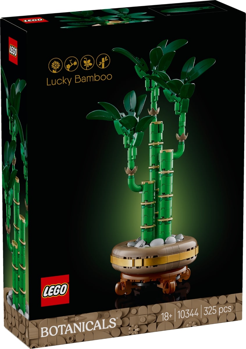 LEGO 10344 Botanicals Icons Lucky Bamboo Building Set (325 Pieces)