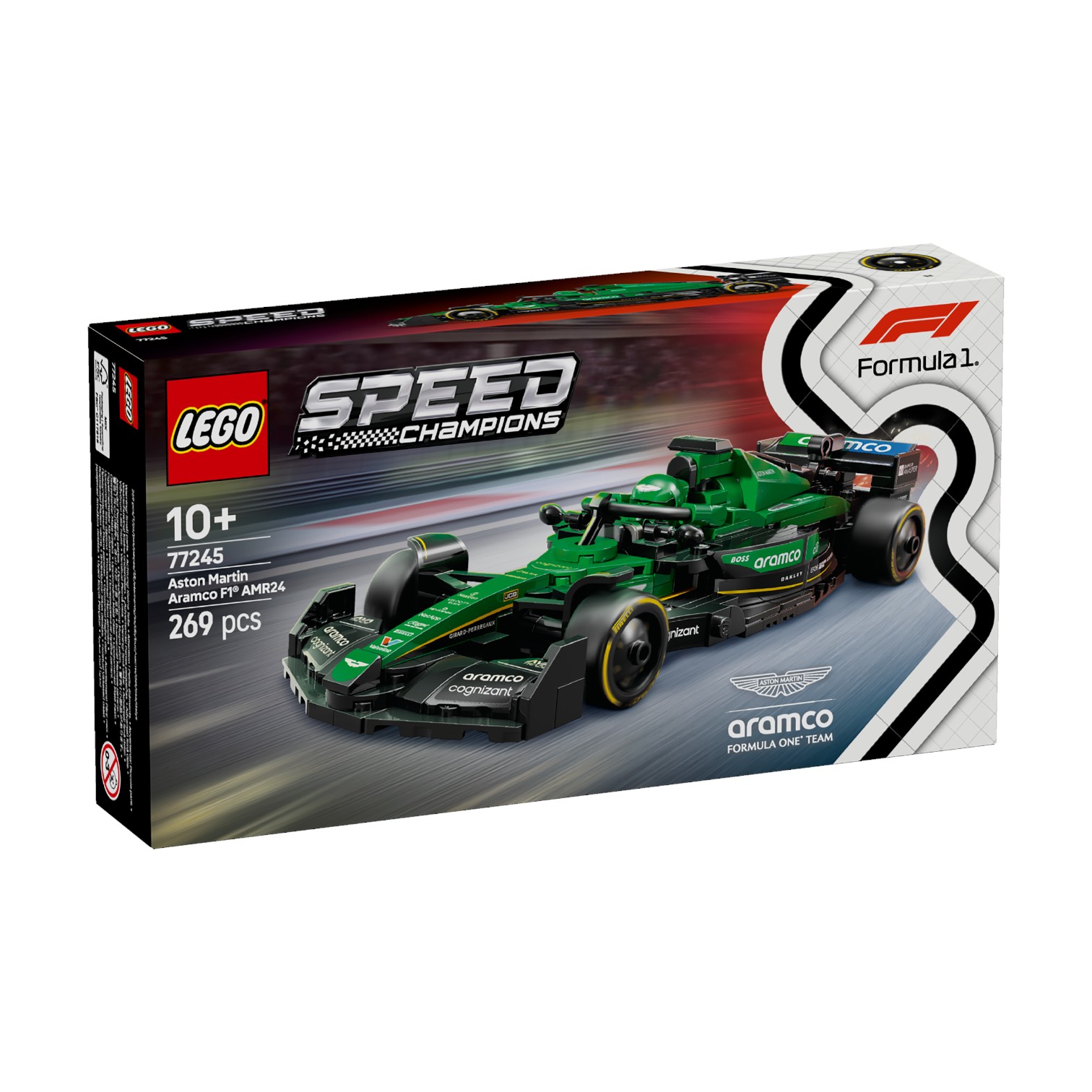 LEGO 77245 Speed Champions Aston Martin Aramco F1 AMR24 Race Car ...