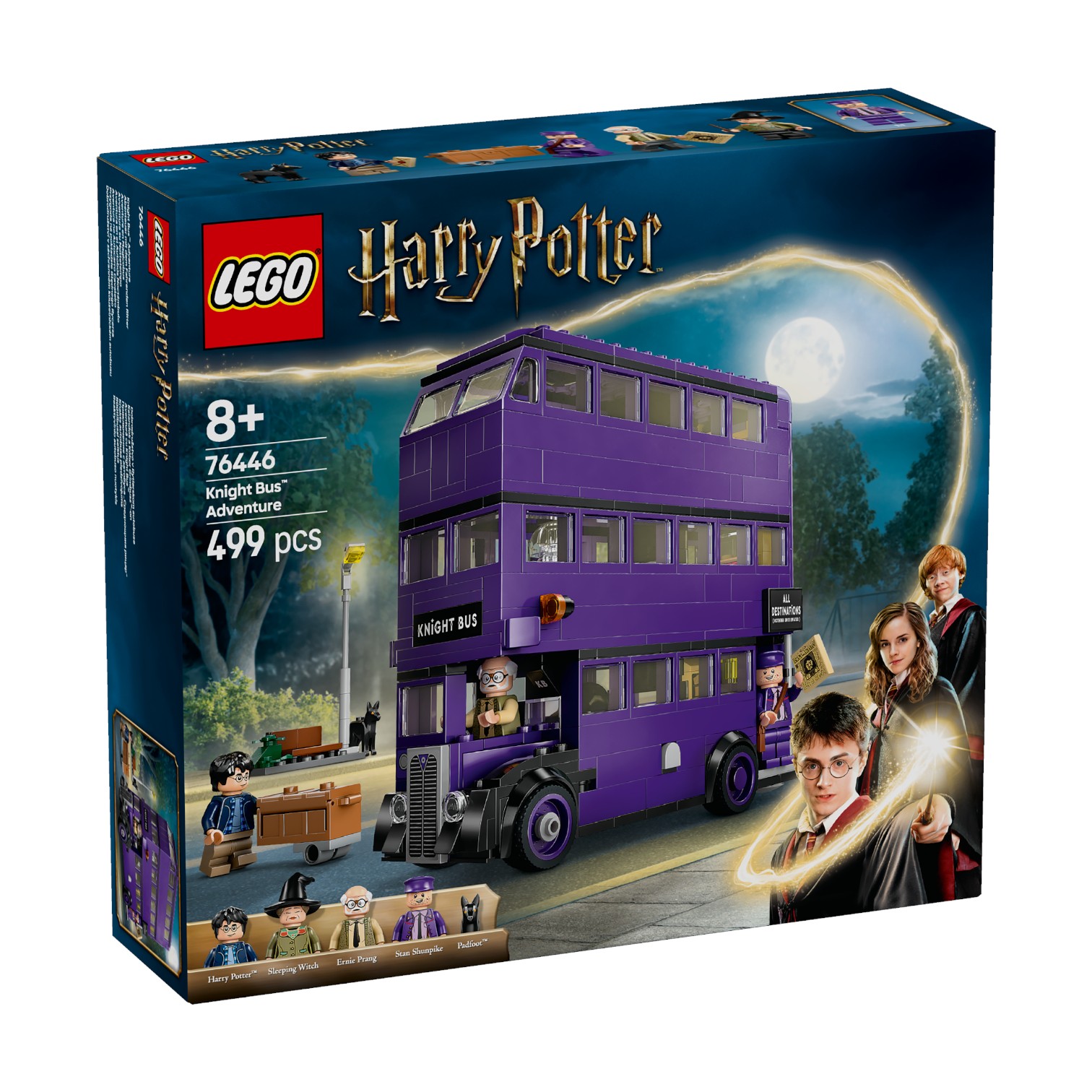 LEGO 76446 Harry Potter Knight Bus Adventure Building Toy Set (499 Pieces)