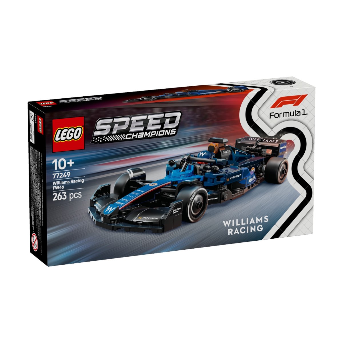 LEGO 77249 Speed Champions Williams Racing FW46 F1 Race Car Building ...