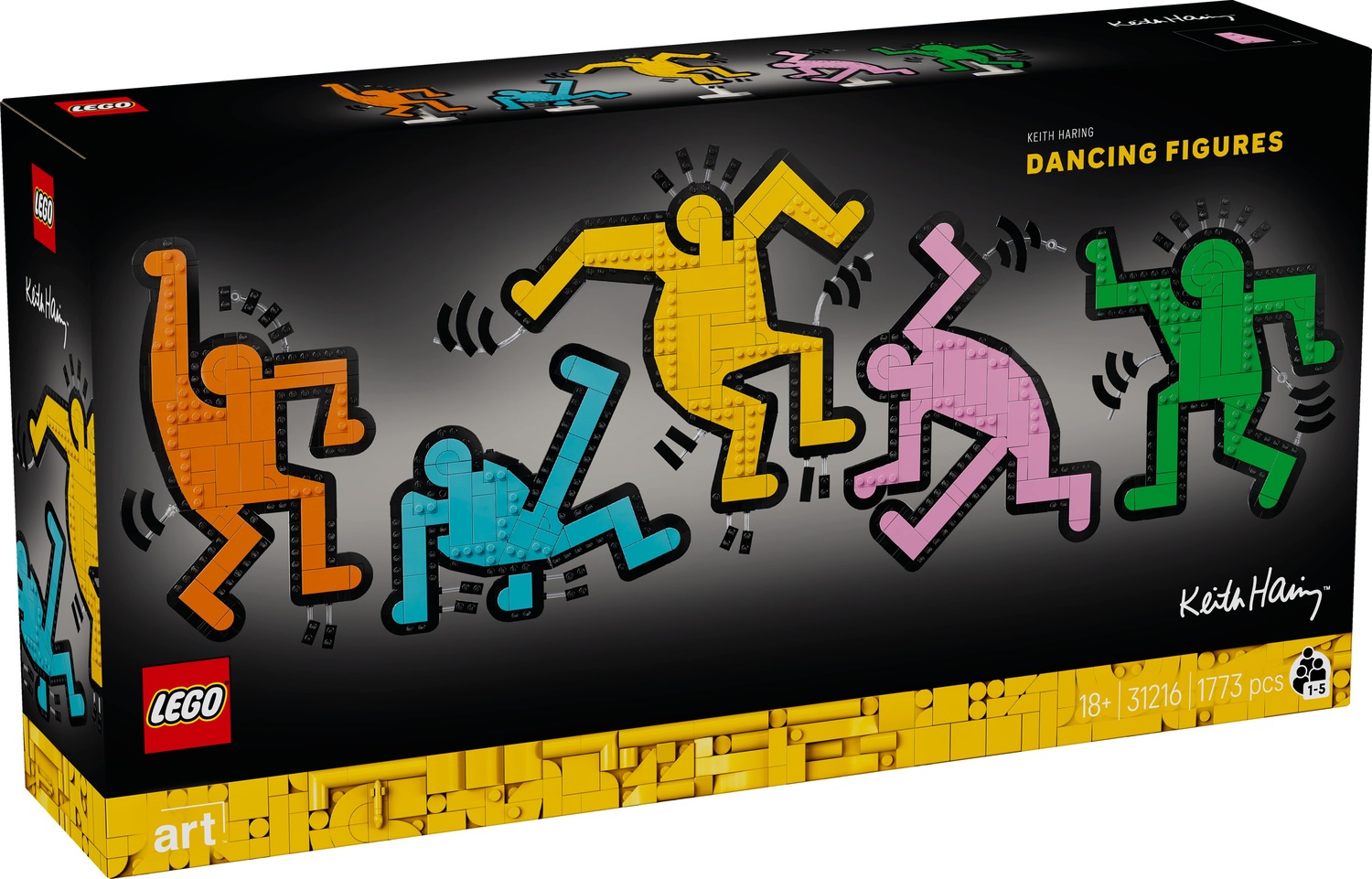 LEGO 31216 Arts Keith Haring – Dancing Figures Building Kit