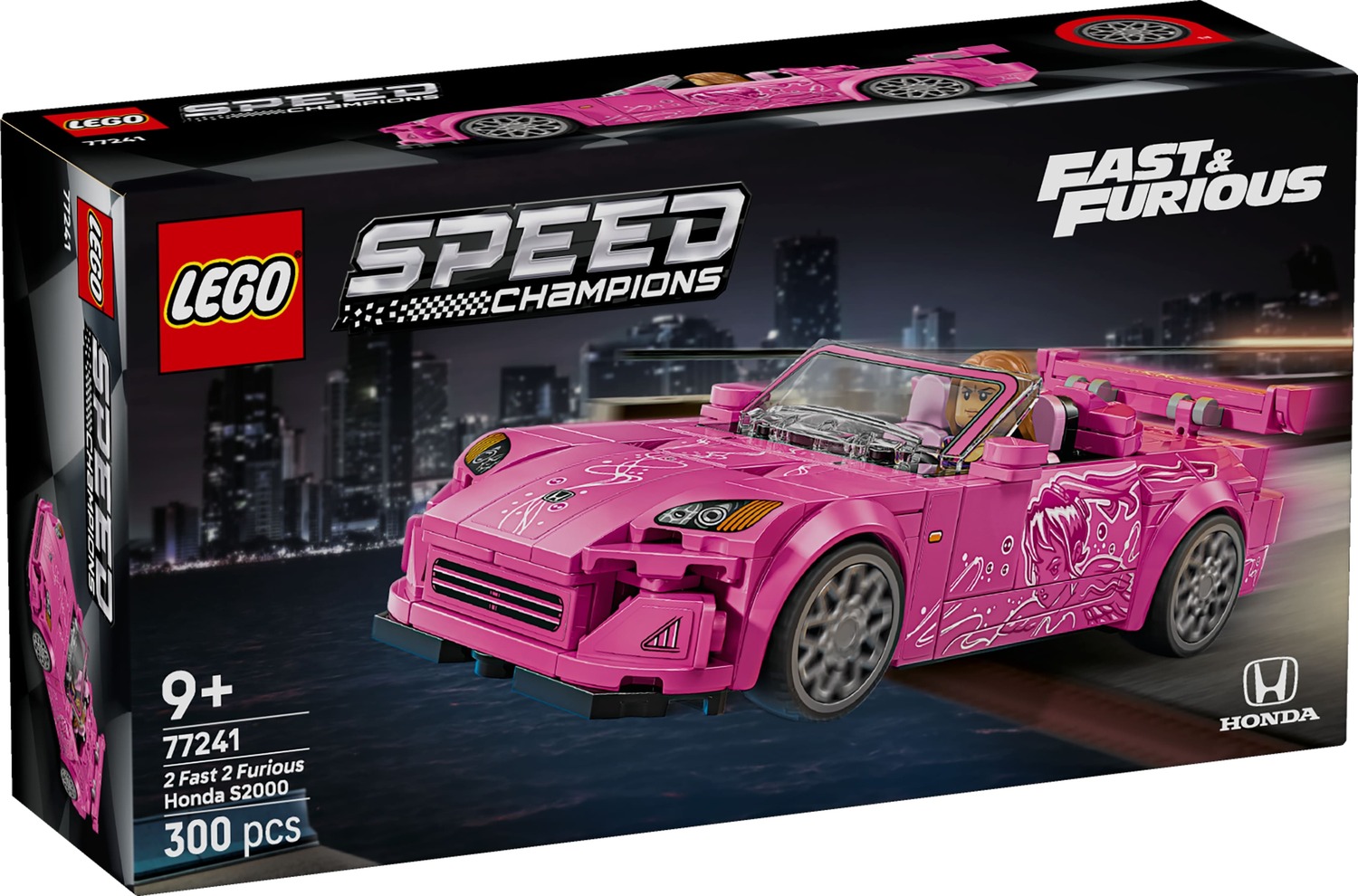 LEGO 77241 Speed Champions 2 Fast 2 Furious Honda S2000 Building Toy ...