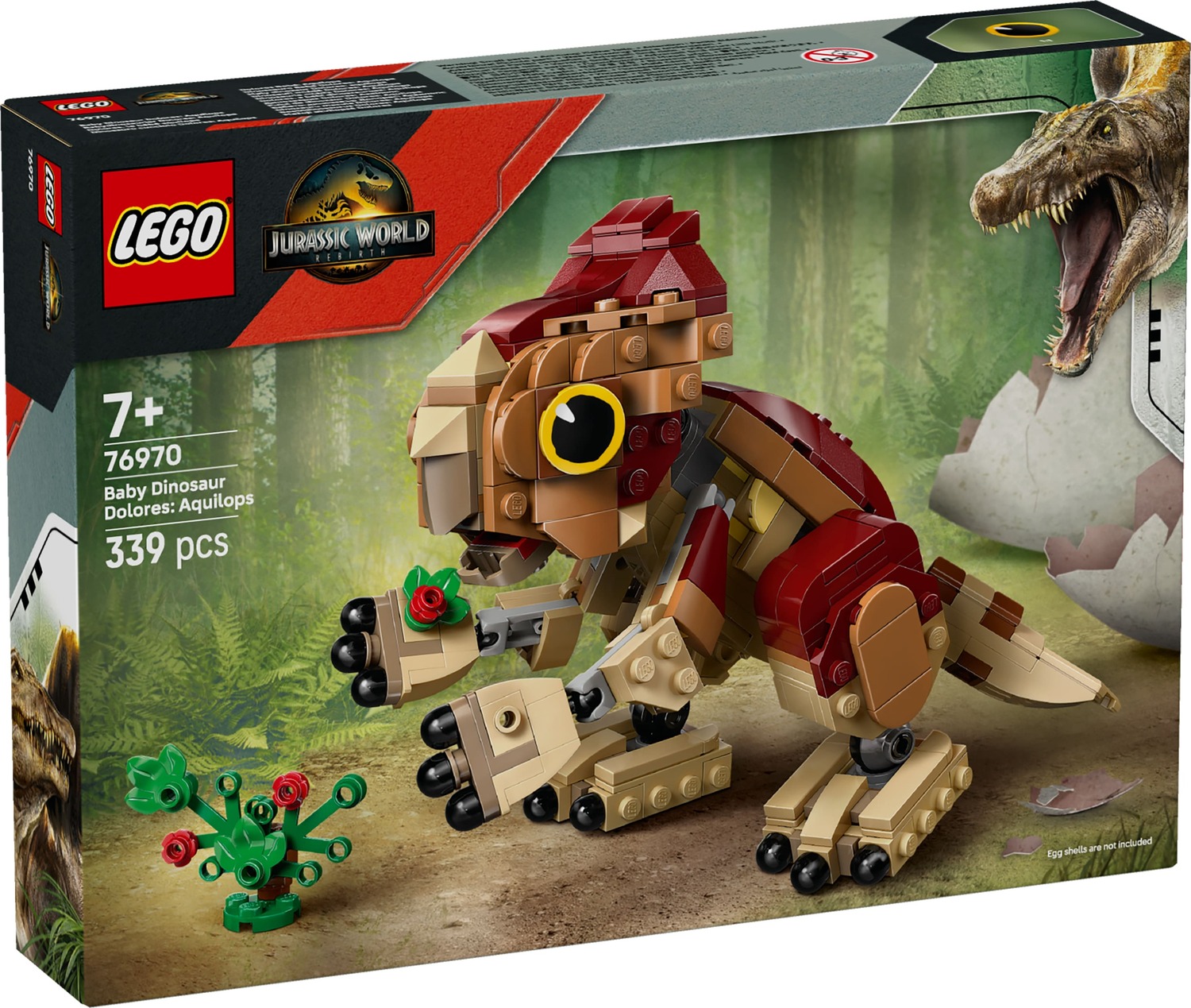 LEGO 76970 Jurassic Baby Dinosaur Dolores: Aquilops Building Toy Set