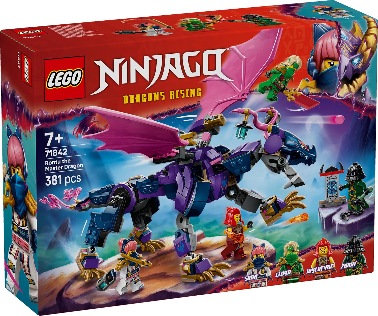 LEGO 71842 NINJAGO Rontu the Master Dragon Building Toy Set