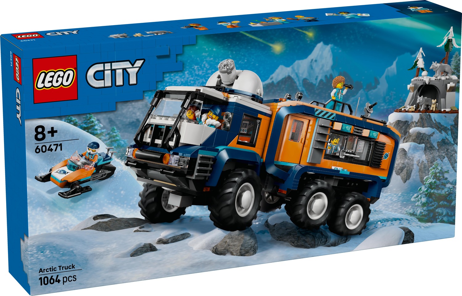 LEGO 60471 City Arctic Explorer Science Lab Truck Building Toy Set