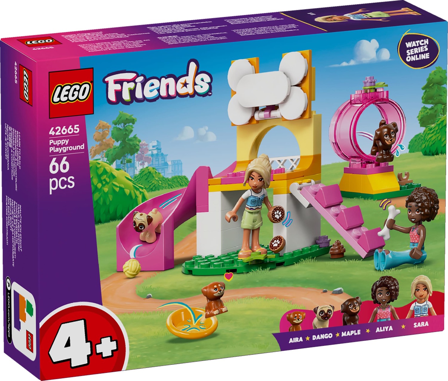 LEGO 42665 Friends Puppy Playground Building Toy Set