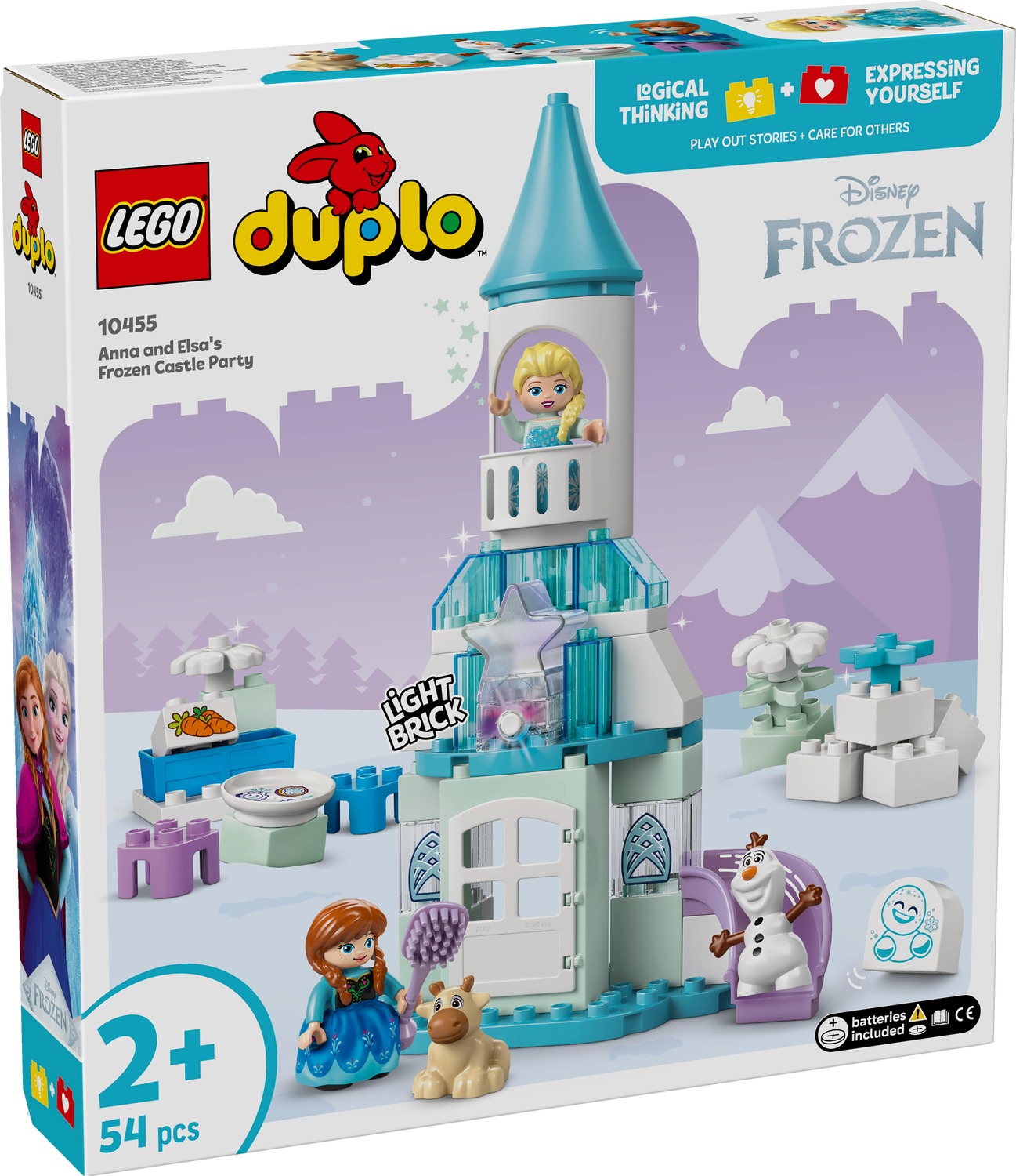 LEGO 10455 Duplo Anna and Elsa's Frozen Castle Party Building Toy Set