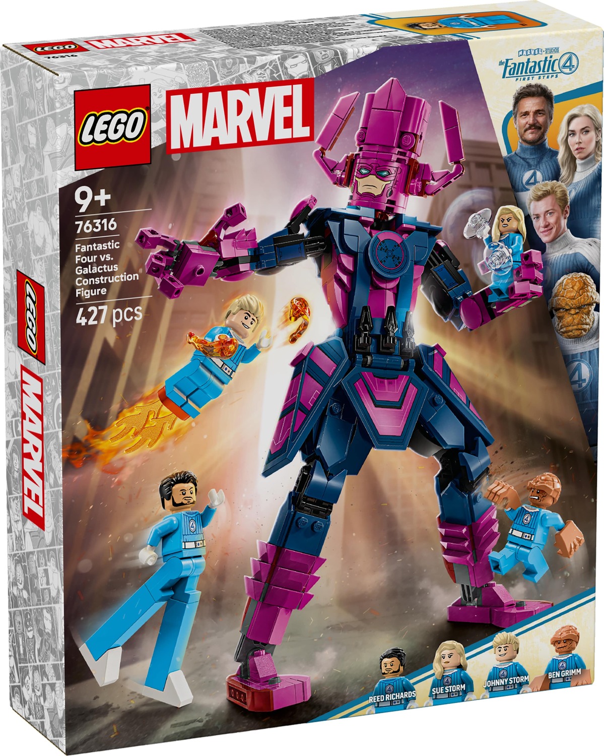 LEGO 76316 Marvel Fantastic Four vs. Galactus Construction Figure ...