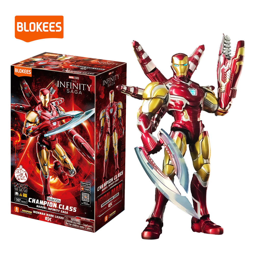 Blokees 73920 Marvel Infinity Saga Champion Class 01 - Iron Man MK85 EX ...