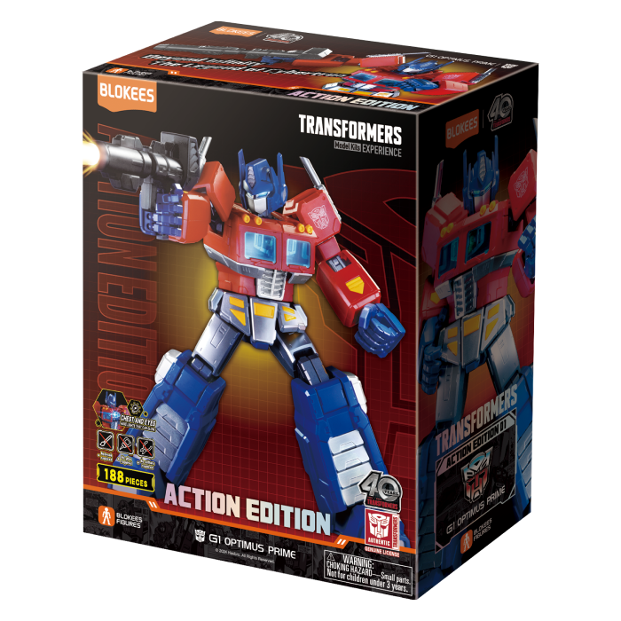 Blokees Figures 71156 Transformer Action Edition 01 G1 Optimus Prime ...